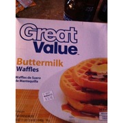 Great Value Buttermilk Waffles: Calories, Nutrition Analysis & More ...