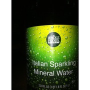 Whole Foods Italian Sparkling Mineral Water: Calories, Nutrition Analysis & More | Fooducate