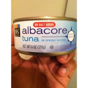 365 Everyday Value Solid White Albacore Tuna in Spring Water: Calories ...