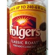 Folgers Classic Roast: Calories, Nutrition Analysis & More | Fooducate