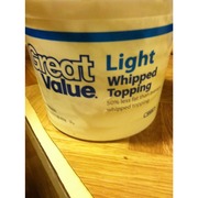Great Value Light Whipped Topping: Calories, Nutrition Analysis & More ...