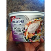 Philadelphia Cooking Creme - Savory Garlic: Calories, Nutrition ...