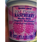 Trader Joe's Non-Dairy Soy Yogurt, Raspberry: Calories, Nutrition ...