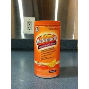 Metamucil Mulit-Health Fiber, Orange Smooth Flavor: Calories, Nutrition ...