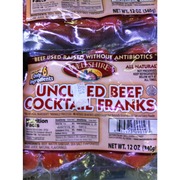 Wellshire Uncured Beef Cocktail Franks: Calories, Nutrition Analysis ...