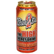 Nitro2Go The High Energy Drink, Liquified Intensity: Calories ...