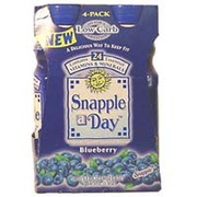 Snapple a Day Nutritional Beverage, Blueberry: Calories, Nutrition ...
