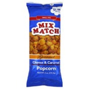 Mix Match Popcorn, Gourmet, Cheese & Caramel: Calories, Nutrition ...
