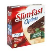 Slim Fast Snack Bars, Chocolate Mint Crisp: Calories, Nutrition ...
