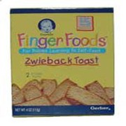 Gerber Zwieback Toast: Calories, Nutrition Analysis & More | Fooducate