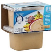 Gerber Oatmeal, with Applesauce & Bananas: Calories, Nutrition Analysis ...