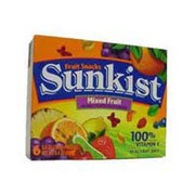 Sunkist Fruit Snacks, Mixed Fruit: Calories, Nutrition Analysis & More ...