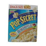 Pop Secret Popcorn, Premium, Homestyle, Snack Size Bags: Calories ...