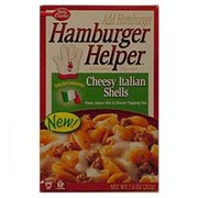 Hamburger Helper Pasta & Creamy Sauce Mix, Cheesy Italian Shells ...