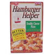 Hamburger Helper Home-Cooked Skillet Meal, Double Cheese Pizza ...