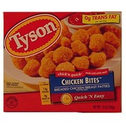 Tyson Chicken Bites, Mini: Calories, Nutrition Analysis & More | Fooducate