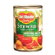 Del Monte Tomatoes, Stewed, Original Recipe: Calories, Nutrition ...