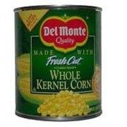 Del Monte Whole Kernel Corn, Golden Sweet: Calories, Nutrition Analysis ...