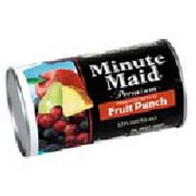Minute Maid Frozen Concentrated Juice, Fruit Punch: Calories, Nutrition ...