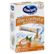 Ocean Spray Drink Mix, Sugar Free, White Cran-Peach: Calories ...