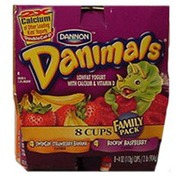 Dannon Yogurt, Swingin' Strawberry-Banana, Rockin' Raspberry: Calories ...