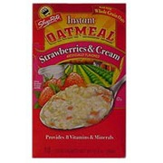 ShopRite Instant Oatmeal, Strawberries & Cream: Calories, Nutrition ...