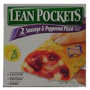 Lean Pockets Stuffed Sandwiches, Sausage & Pepperoni Pizza: Calories ...