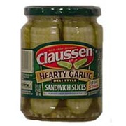 Claussen Sandwich Slices, Hearty Garlic, Deli Style: Calories ...