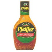 Pfeiffer Dressing, Zesty Garlic Italian: Calories, Nutrition Analysis ...