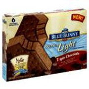 Blue Bunny Ice Cream Sandwich, Triple Chocolate: Calories, Nutrition ...