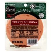 Empire Kosher Turkey Bologna, Deli Slices: Calories, Nutrition Analysis ...