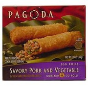 Pagoda Egg Rolls, Savory Pork & Vegetable, Asian Style: Calories ...