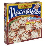 Macabee Kosher Foods Pizza Bagels, Mini: Calories, Nutrition Analysis ...