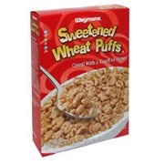 Wegmans Cereal, with a Touch of Honey, Sweetened Wheat Puffs: Calories ...