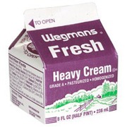 Wegmans Heavy Cream: Calories, Nutrition Analysis & More | Fooducate