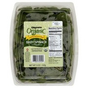 Wegmans Baby Spinach, Organic: Calories, Nutrition Analysis & More ...