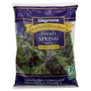 Wegmans Spring Mix, Fresh: Calories, Nutrition Analysis & More | Fooducate