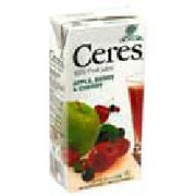 Ceres Juice, Apple, Berry & Cherry: Calories, Nutrition Analysis & More ...