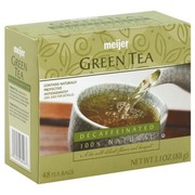 Meijer Green Tea, Decaffeinated: Calories, Nutrition Analysis & More ...