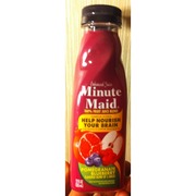 Minute Maid Juice, Enhanced, Pomegranate Blueberry: Calories, Nutrition ...
