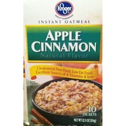 Kroger Oatmeal, Instant, Apple Cinnamon: Calories, Nutrition Analysis ...