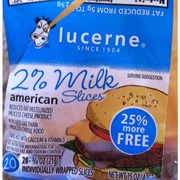 Lucerne Cheese, American, Slices: Calories, Nutrition Analysis & More ...