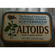 Altoids Mints, Wintergreen: Calories, Nutrition Analysis & More | Fooducate