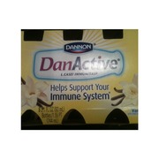 Dannon Probiotic Dairy Drink, Vanilla: Calories, Nutrition Analysis ...