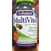 VitaFusion MultiVites Gummy Vitamins: Calories, Nutrition Analysis ...