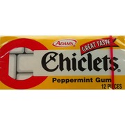 Chiclets Gum, Peppermint: Calories, Nutrition Analysis & More | Fooducate