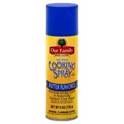 Our Family Cooking Spray, Butter: Calories, Nutrition Analysis & More ...