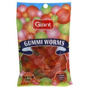 Giant Gummi Worms: Calories, Nutrition Analysis & More | Fooducate