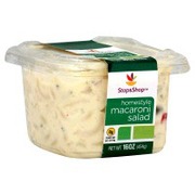 Stop & Shop Macaroni Salad, Homestyle: Calories, Nutrition Analysis ...