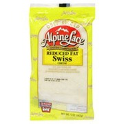 Alpine Lakes Swiss Cheese, Reduced Fat: Calories, Nutrition Analysis ...